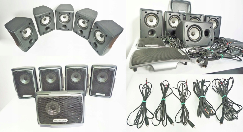 Creative 5.1 GigaWorks G500 satelity bez woofera - 11661897750 ...