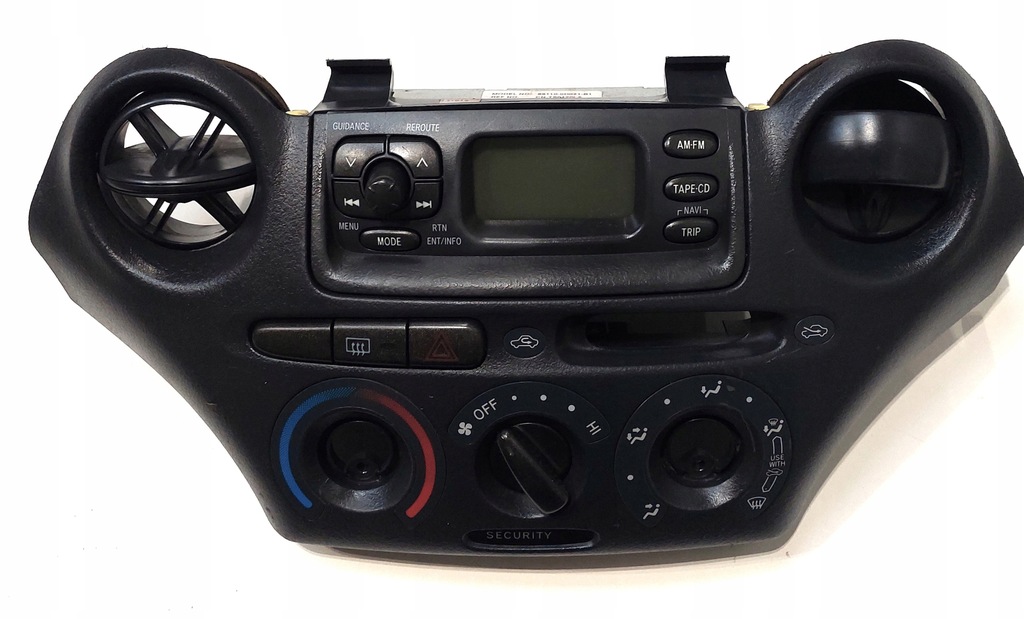 PANEL NAWIEWU RADIO TOYOTA YARIS I 99-05 86110-0D021-B1 - 14992395364 ...