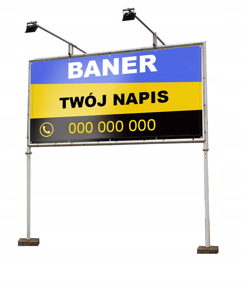 STELAŻ KONSTRUKCJA POD REKLAMĘ BANER 238x488 cm - 14202305916 ...