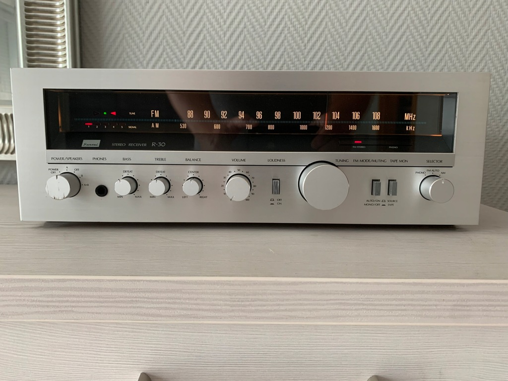 SANSUI R-30 Amplituner Hi-Fi Stereo - 12573434158 - oficjalne archiwum ...