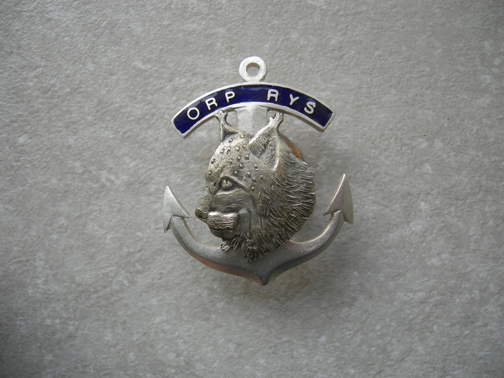 ODZNAKA WOJSKOWA ORP RYŚ. - 12151264202 - oficjalne archiwum Allegro