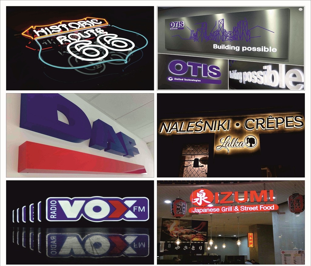 Baner reklamowy podświetlany LED plexi producent - 7035788475 ...