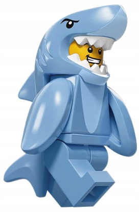 LEGO MINIFIGURKA SERIA 15 REKIN MAN KOSTIUM 71011 - 7112033903 ...