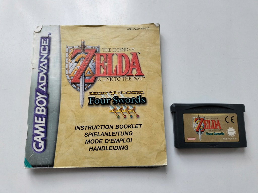 ZELDA FOUR SWORDS GBA GAME BOY ADVANCE - 13200003901 - oficjalne ...