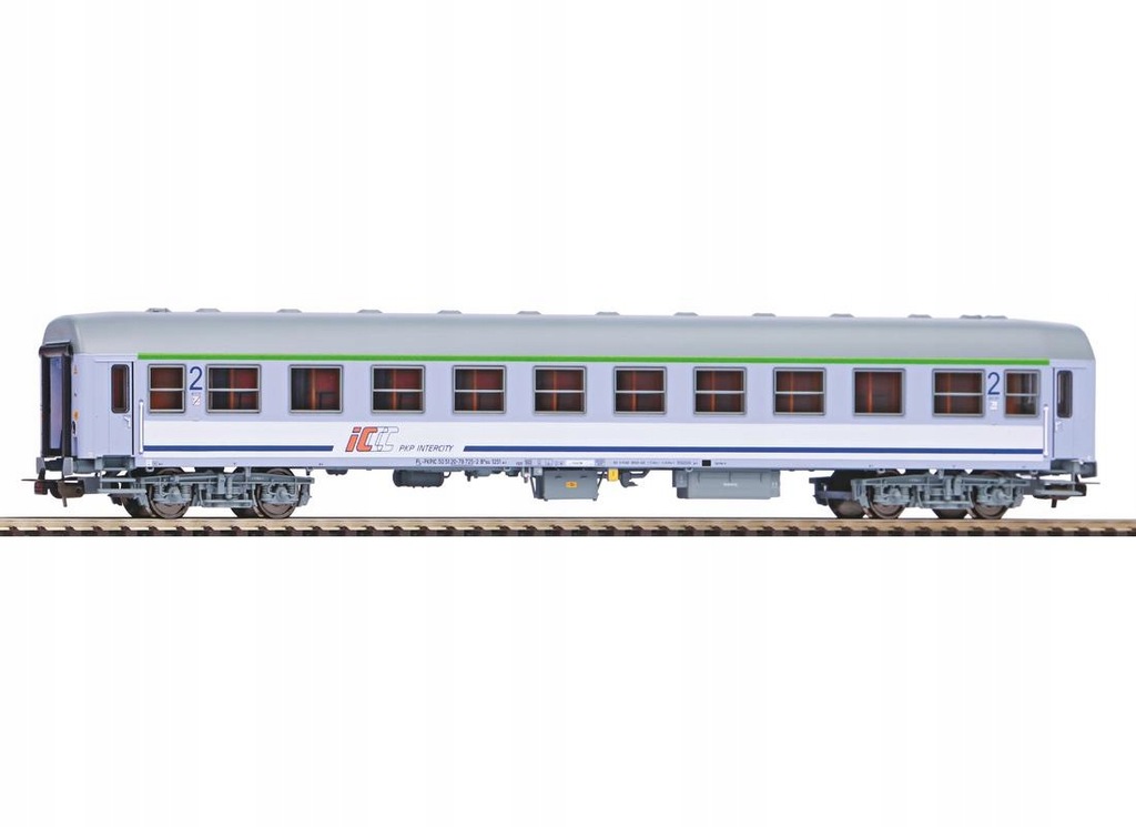 Wagon 2klasa 111A PKP Intercity Piko 97604-2 - 10667038635 - oficjalne archiwum Allegro