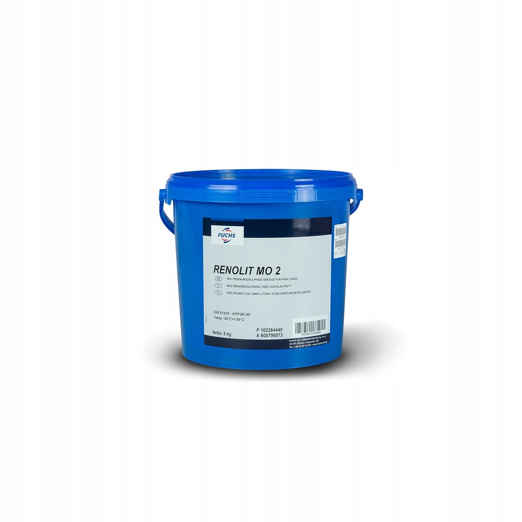 SMAR LITOWY z MoS2 FUCHS RENOLIT MO2 5KG - 9848700545 - oficjalne ...