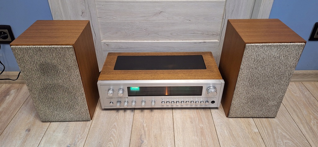 Amplituner Unitra Elizabeth DST-203 Zaplombowany 100% Sprawny +Kolumny ...