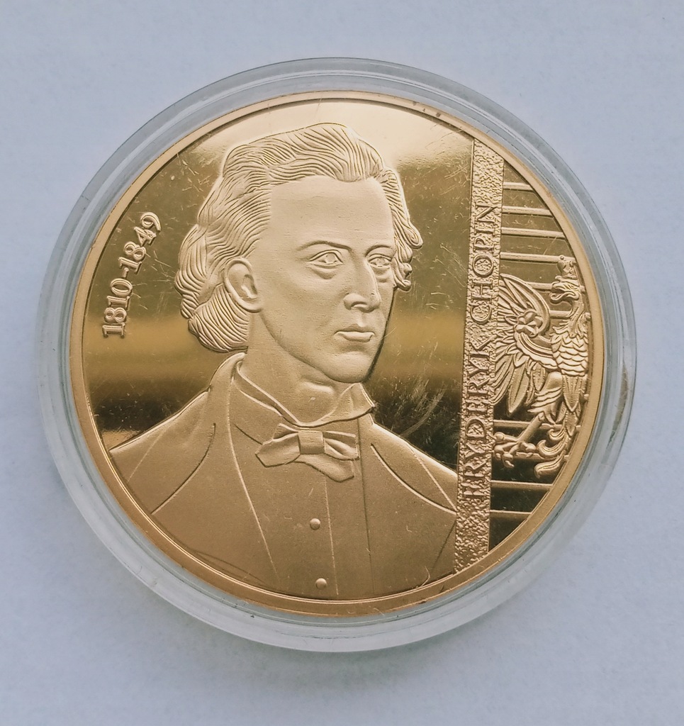 MEDAL - FRYDERYK CHOPIN - WIELCY POLACY - F12 - 14118095276 - oficjalne archiwum Allegro