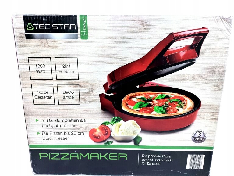 OPIEKACZ DO PIZZY TEC STAR 1800W PIZZAMAKER - 11726483318 - oficjalne ...