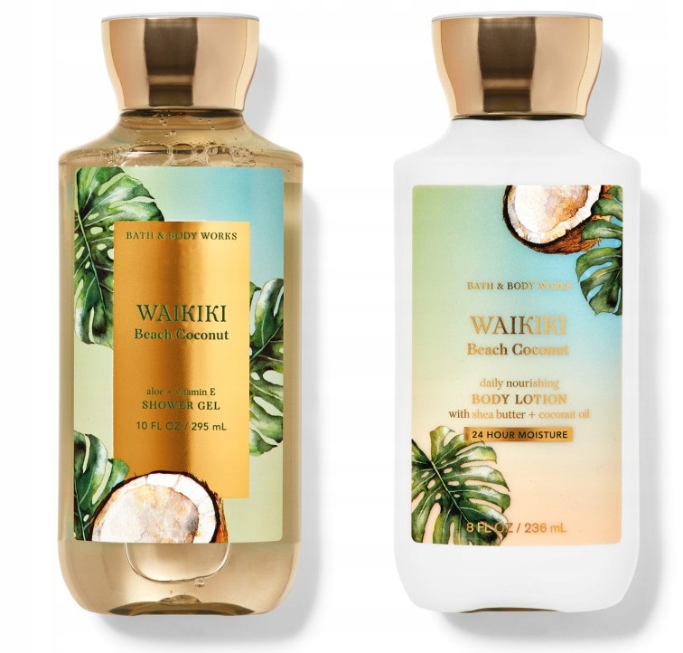 BATH&BODY WORKS Waikiki Beach Coconut zestaw - 13908263192 - oficjalne archiwum Allegro