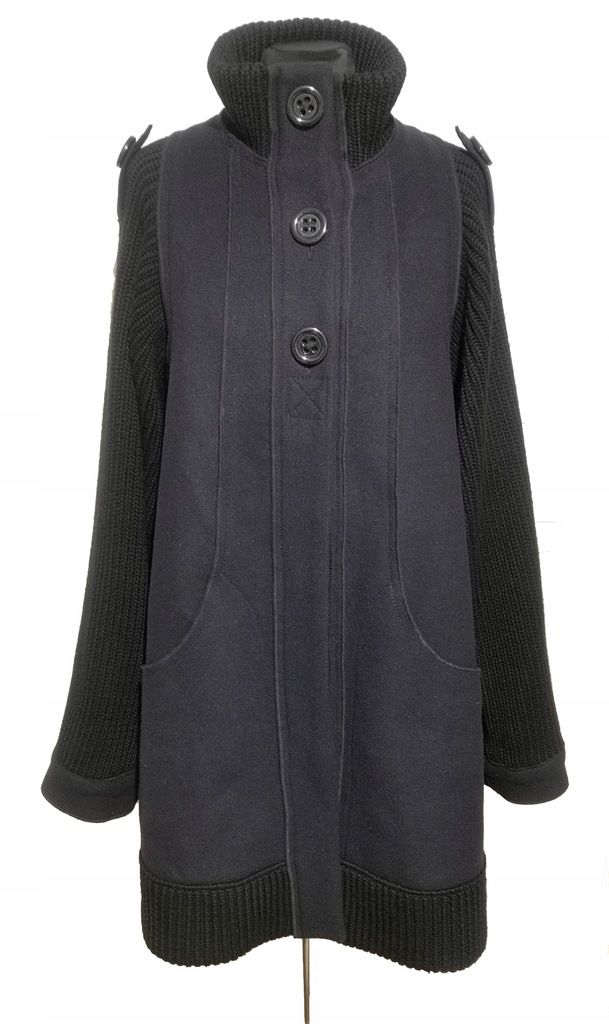 Sonia by Sonia Rykiel płaszcz Wełna Kaszmir 38 - 12353674052 - oficjalne archiwum Allegro