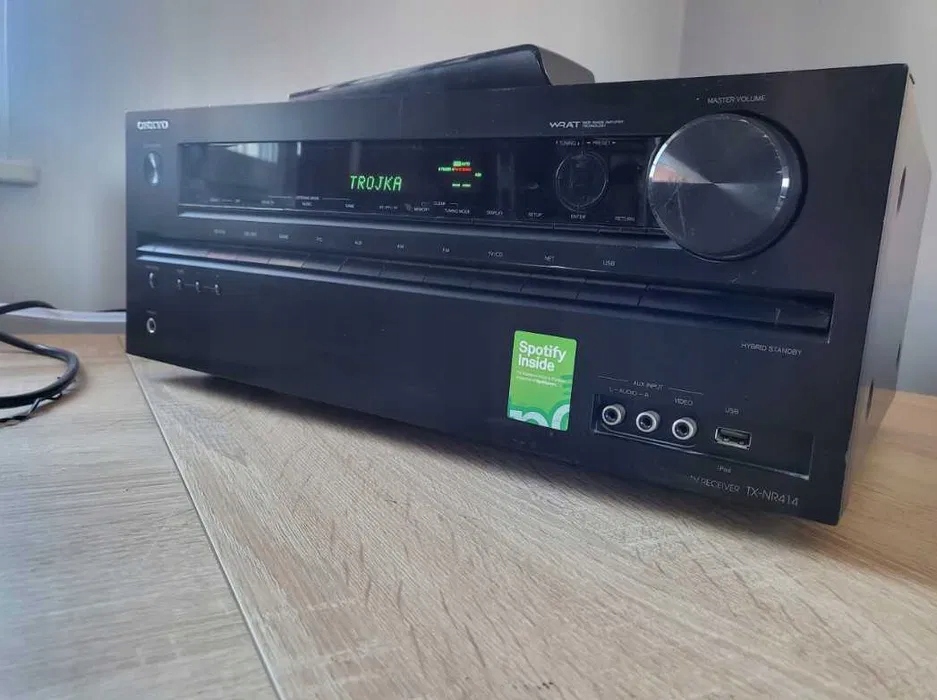 Amplituner ONKYO TX-NR414 5.1 czarny - 14395389103 - oficjalne archiwum Allegro