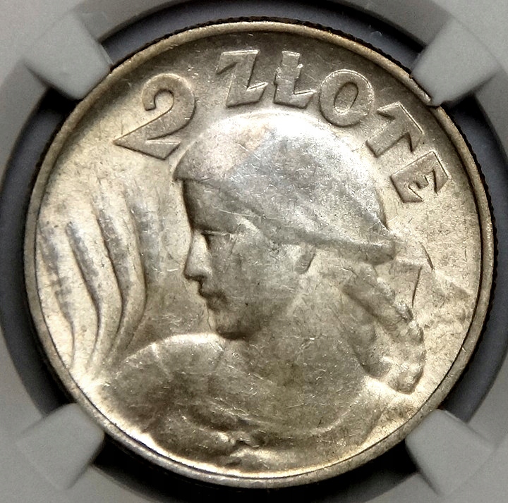 zk 2 złote 1924 odwrotka - RZADKIE - NGC MS61 - 12538390022 - oficjalne ...