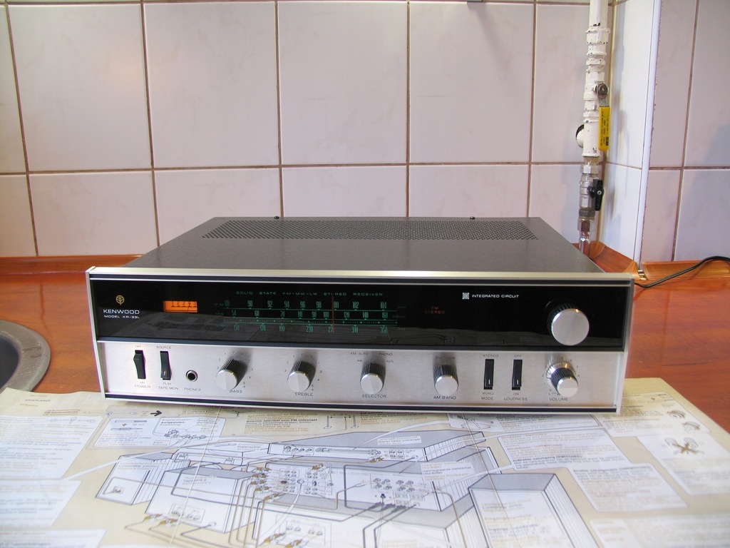 KENWOOD Model KR-33L / Amplituner 70s ''Jak Nowy'' - 13356272080 ...