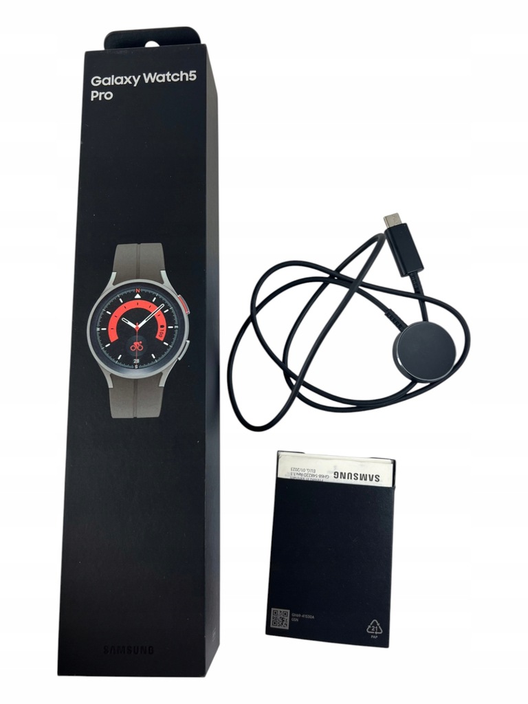 SMARTWATCH SAMSUNG GALAXY WATCH 5 PRO GPS 45MM SM-R920 GRAY TITANIUM ...