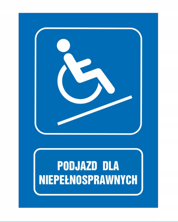 NAKLEJKA INWALIDA NIEPEŁNOSPRAWNY RÓŻNE RODZAJE - 10959135495 ...