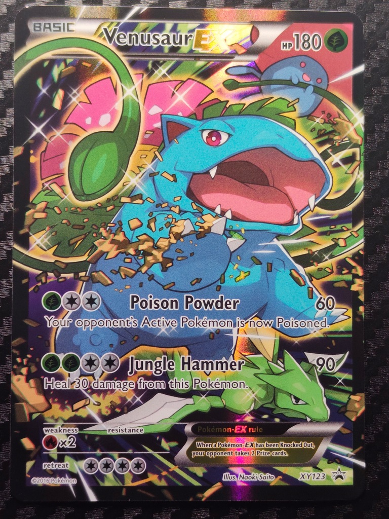 Karta Pokemon TCG Venusaur EX (XYPR 123) - 11760100161 - oficjalne ...