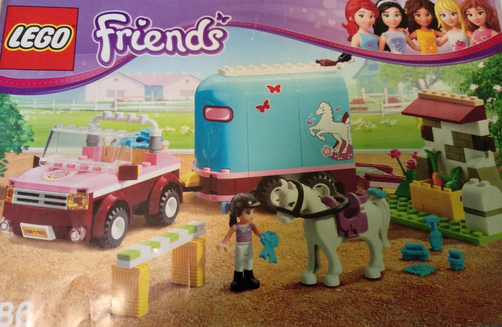 LEGO Friends 3186 Przyczepa dla konia Emmy - 9326085249 - oficjalne ...