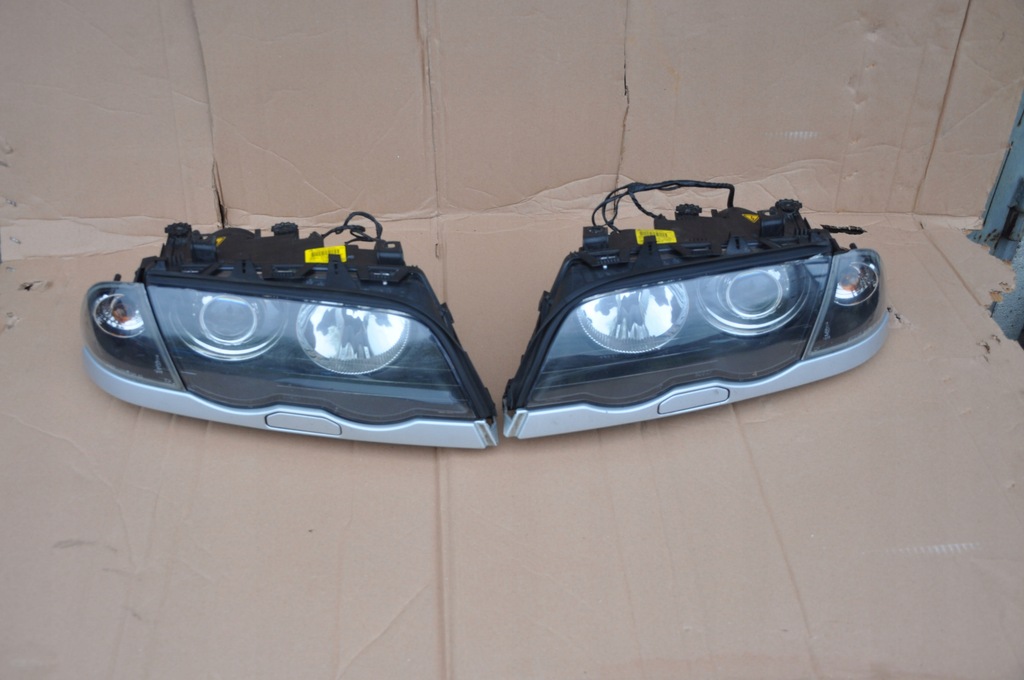BMW E46 LAMPY XENON KOMPLET PRZED LIFT RARYTAS - 12103407522 - oficjalne archiwum Allegro