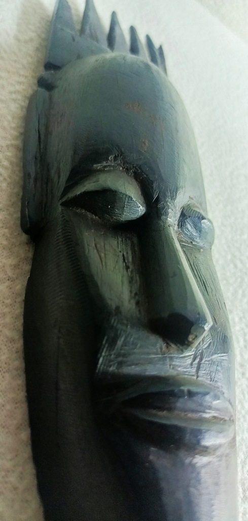 drewniana Maska afrykanska afryka zach szaman BB88 - 11052389266 - oficjalne archiwum Allegro