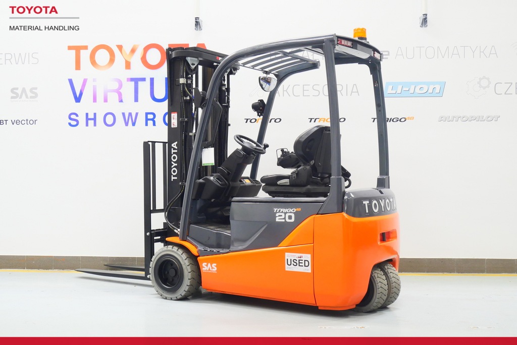 wózek widłowy elektryczny 8FBE20T Triplex Gwarancja wózki widłowe ...