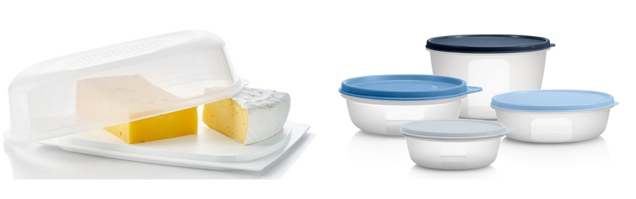 Tupperware CHEESMART PROSTOKĄTNY + MISKI oryginał - 13500528642 ...