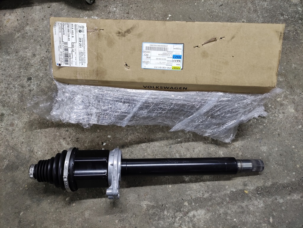 VW CRAFTER II 2.0 TDI PÓŁOŚ LEWA 2N0407332A - 11729217595 - oficjalne ...