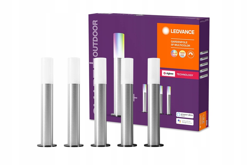 Lampa ogrodowa Ledvance GardenPole Mini 5P Multico - 16459562120 ...