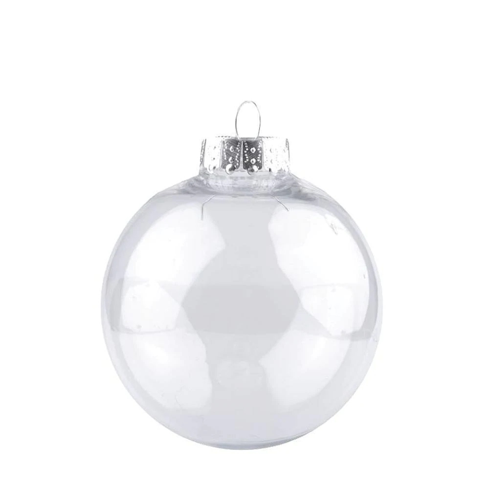 Bombka plastikowa transparentna - Ø8cm - 12095497997 - oficjalne ...