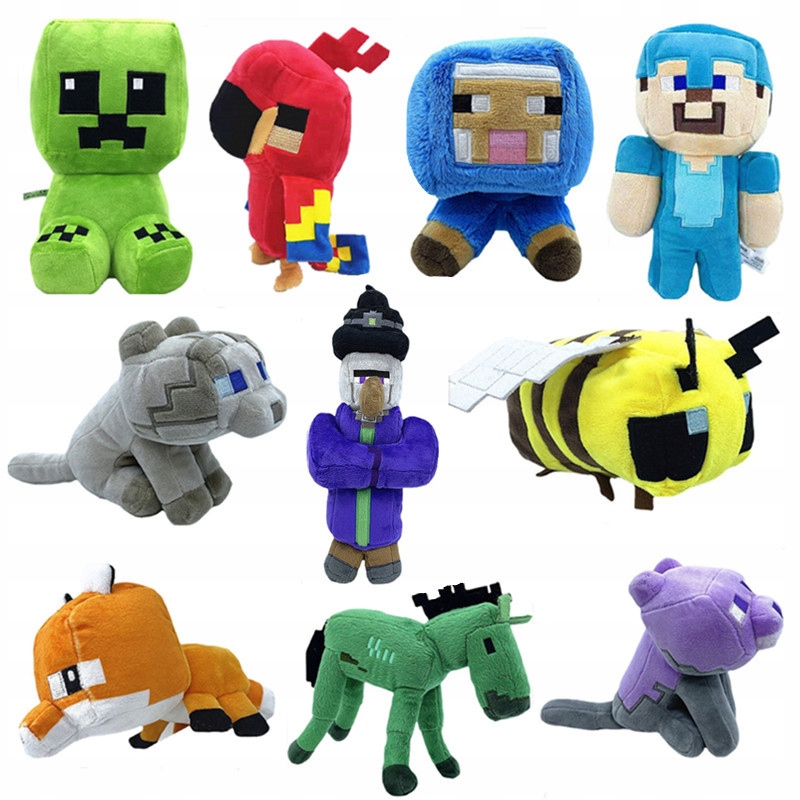 MINECRAFT SZKIELET PLUSZAK MASKOTKA FIGURKA 35CM - 12048131088 ...