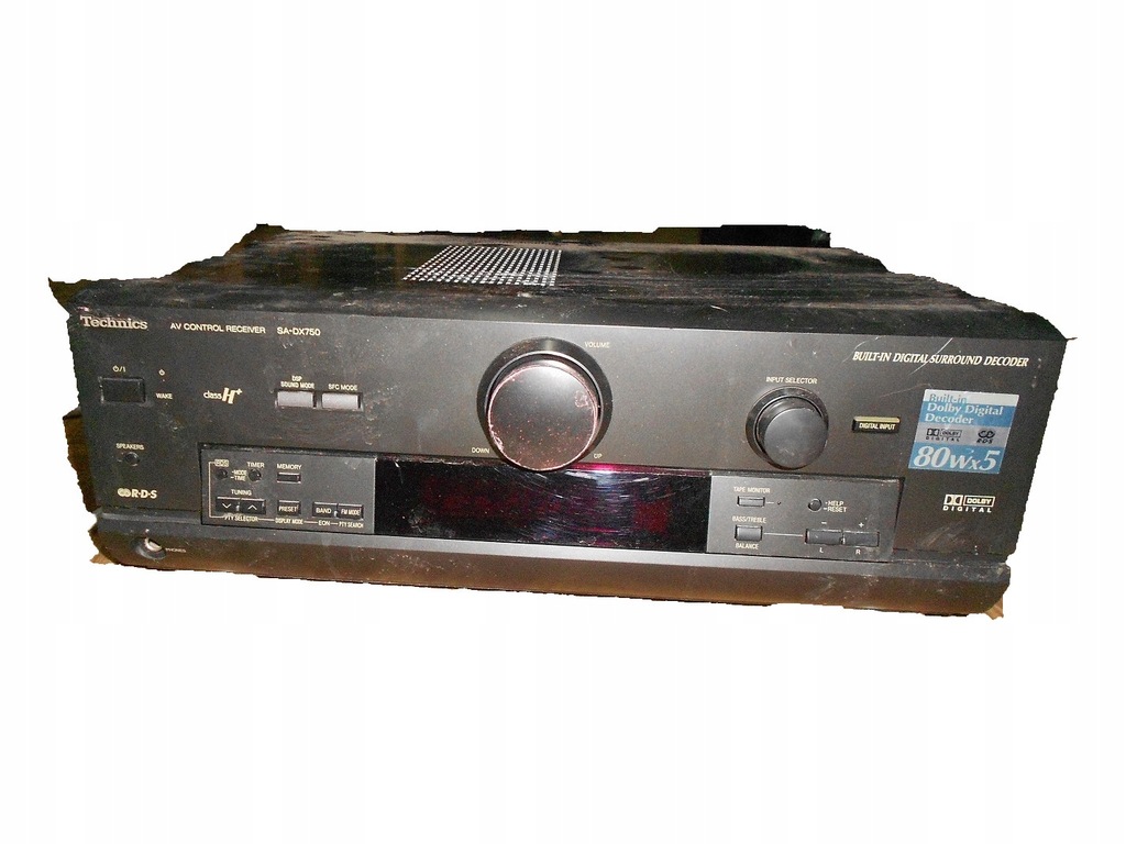 Amplituner Technics SA-DX750 5.1 czarny - 13219235541 - oficjalne archiwum Allegro