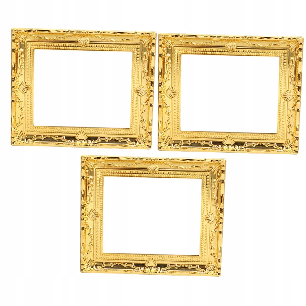 Mini Gold Frames Miniatire Photo Plastic - 14340376607 - oficjalne ...