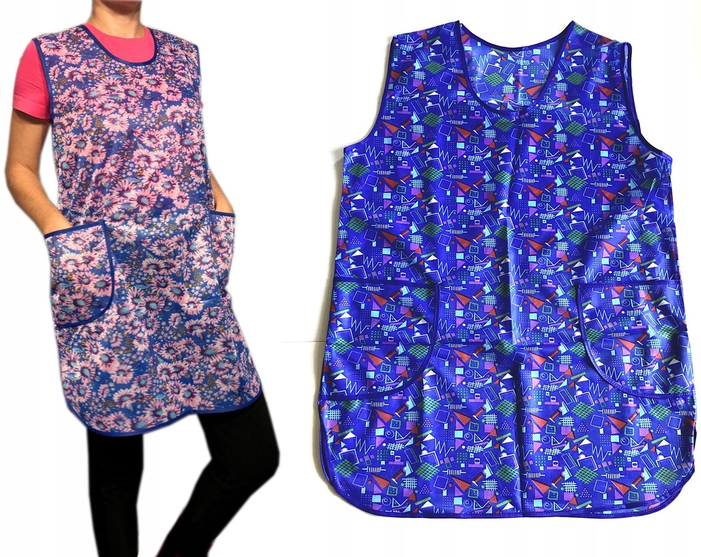 Fartuch podomka gospodyni XL/42 124 biodra KRÓTKI - 12677664875 ...