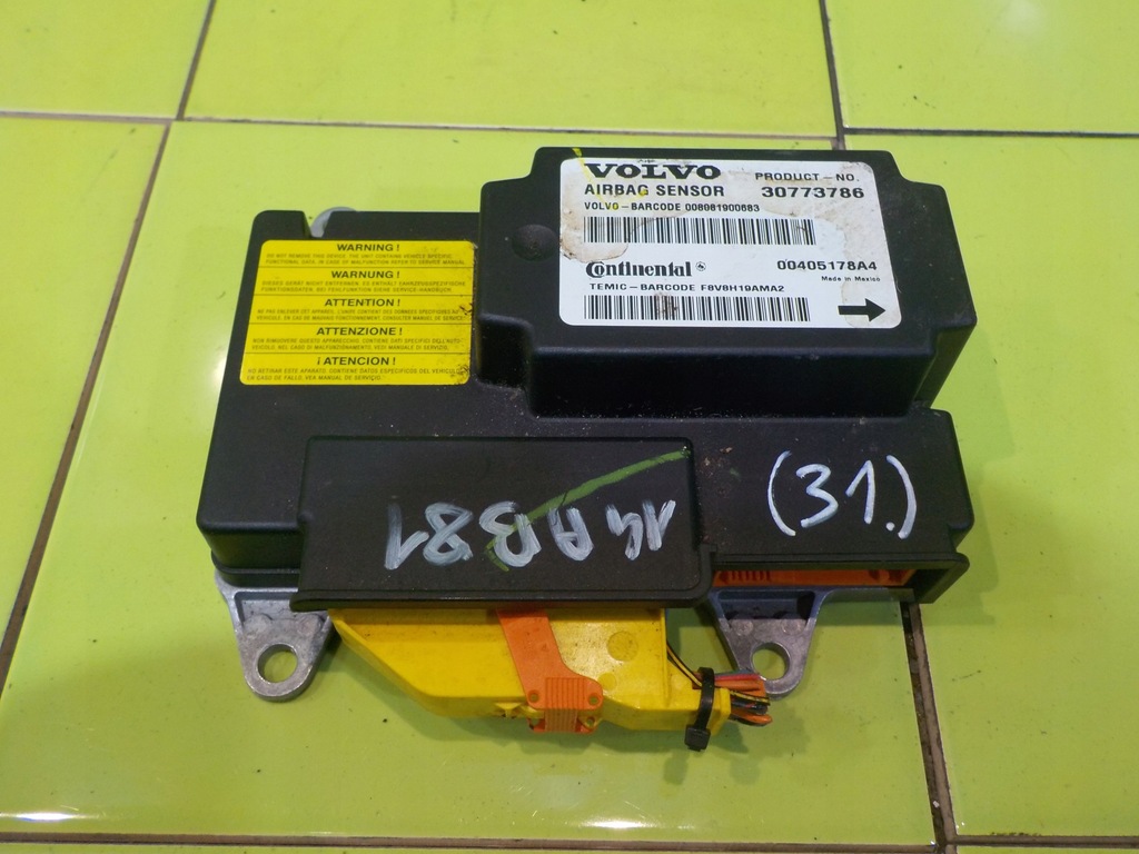 VOLVO C30 R-DESIGN 1.6 D 08r 3D sensor modul AIRBAG 30773786 ...