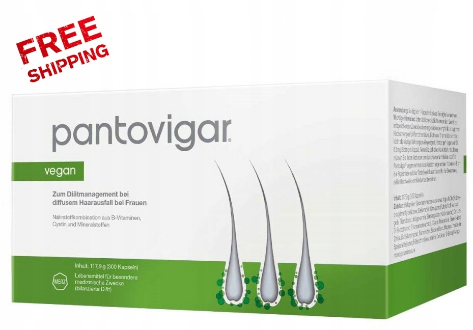 Pantovigar (Pantogar) 150 kapsułek Vegan Oryginał - 12532952011 ...