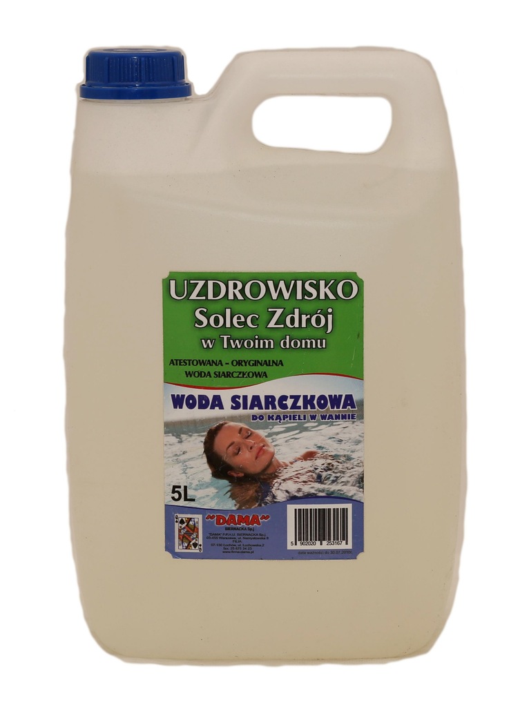 WODA SIARCZKOWA DO KĄPIELI SOLEC ZDRÓJ 5L - 6870764519 - oficjalne ...