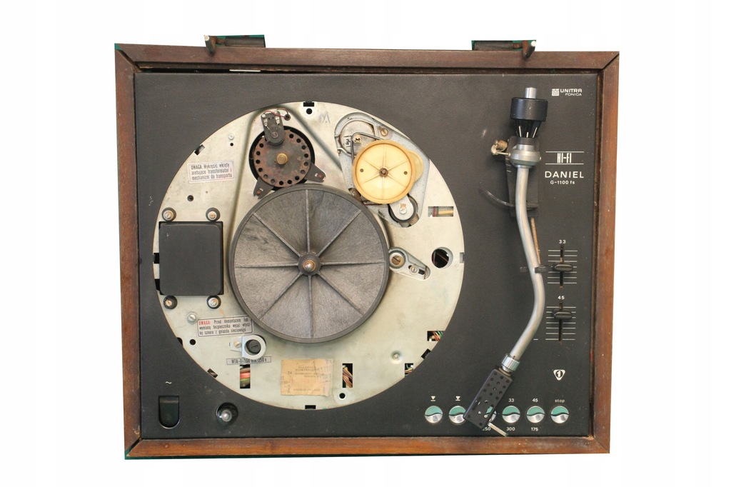 UNITRA gramofon Fonica DANIEL - 14965777533 - oficjalne archiwum Allegro