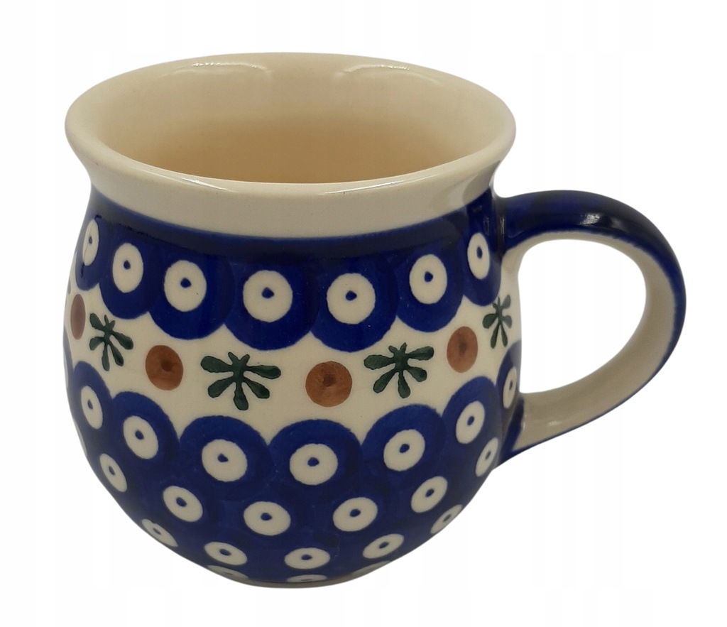 Ceramika Bolesławiec kubek czeski 300ml dek 70/41 - 11477485760 - oficjalne archiwum Allegro