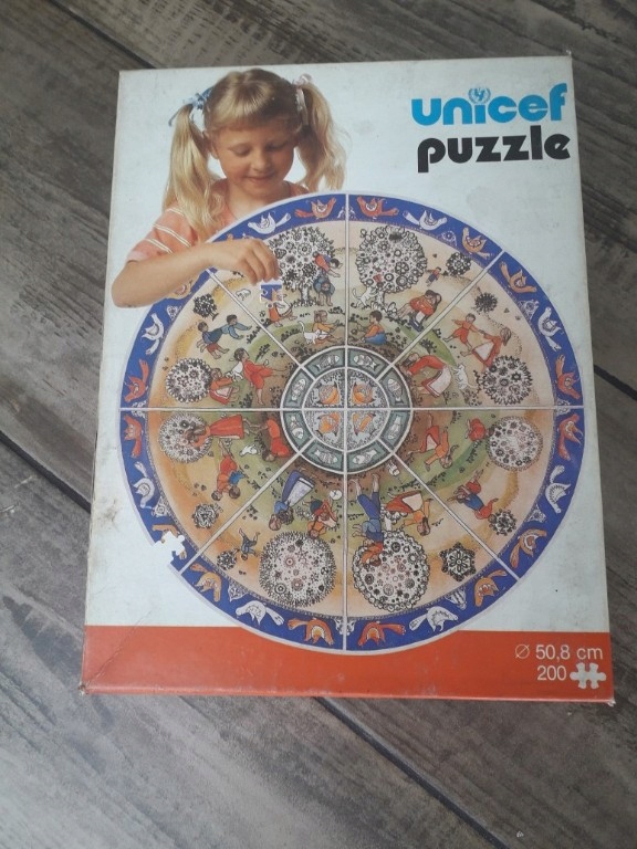 Puzzle UNICEF 200 el 6700 unikat stan idealny - 8067495698 - oficjalne ...