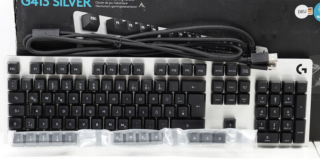 Купить Механическая клавиатура LOGITECH G413 Silver: отзывы, фото и характеристики на Aredi.ru ...