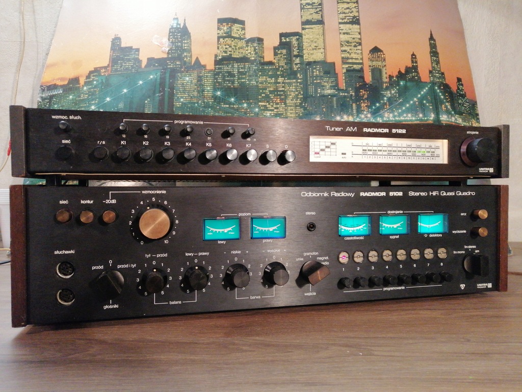 Unitra Radmor 5102 + tuner AM BCM super stan - 11622813771 - oficjalne ...