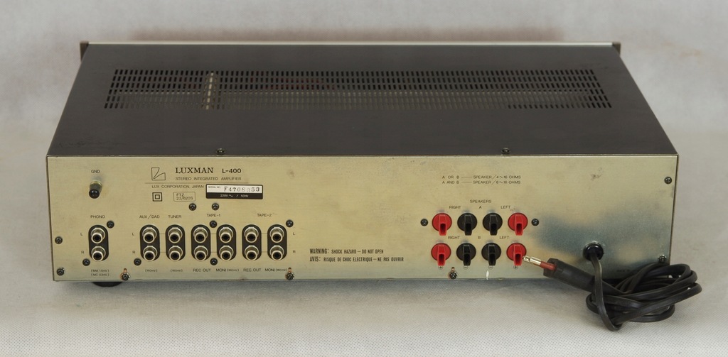 Купить Luxman L-400, хороший стереоусилитель. Эффективный.: отзывы ...