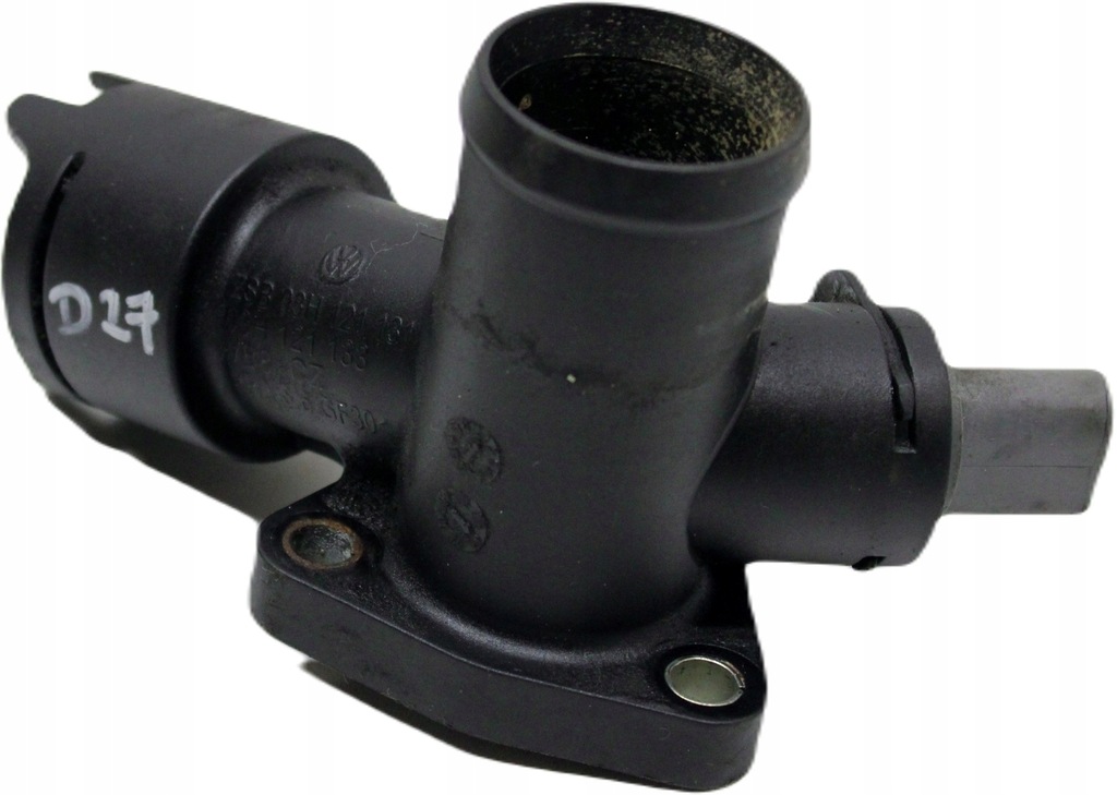 VW PASSAT B6 3.2 FSI OBUDOWA TERMOSTATU KRÓCIEC - 12822837835 ...
