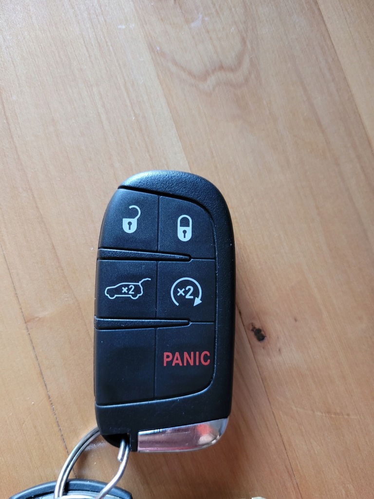 JEEP COMPASS CHEROKEE KL DODGE CHRYSLER Kluczyk pilot Keyless ORYGINAŁ ...