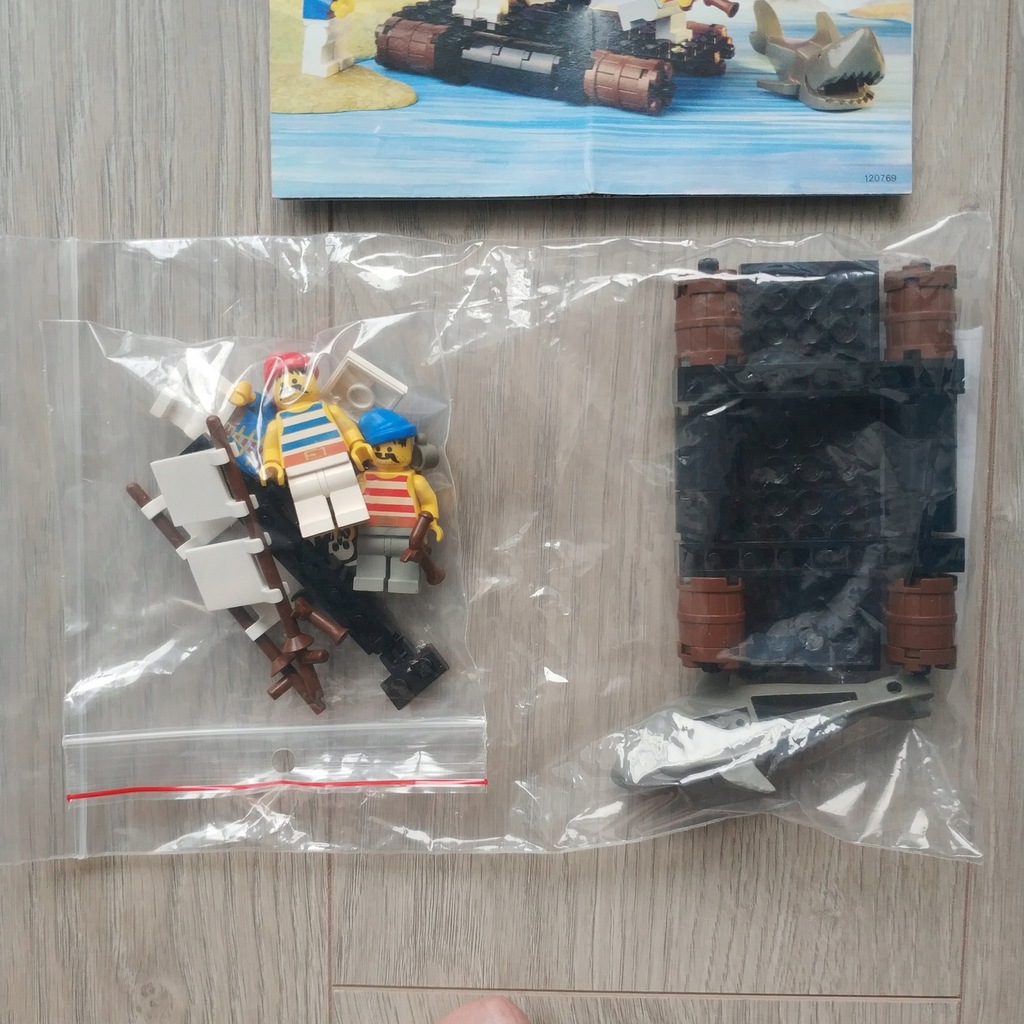 LEGO 6257 Piraci Tratwa Castaway's Raft Pudełko - 11583734983 ...