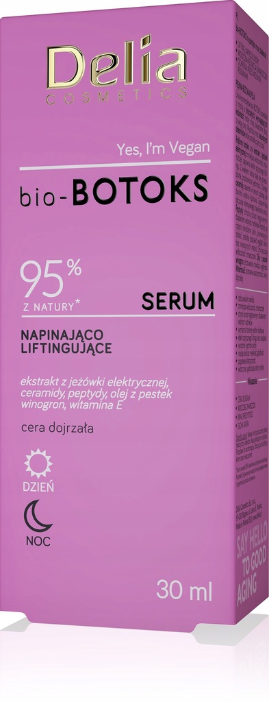 DELIA bio-BOTOKS silnie liftingujące serum, 30ml - 13245293257 - oficjalne archiwum Allegro