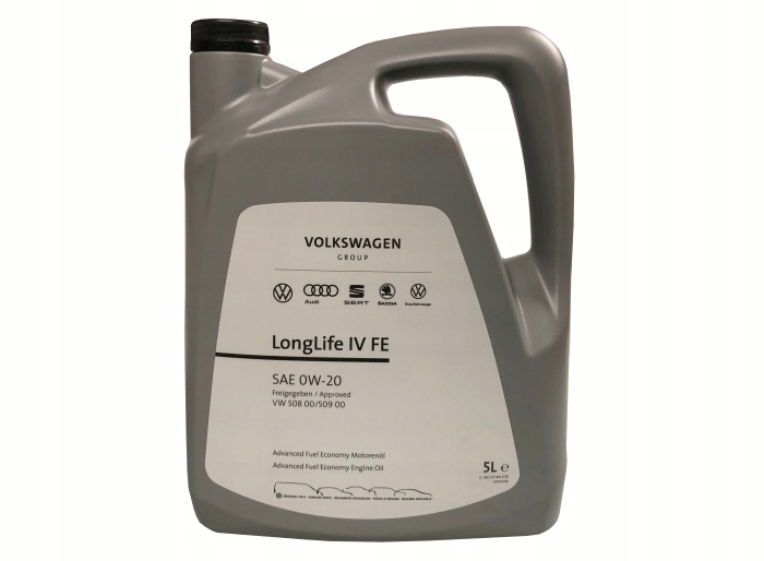 Купить OE VAG LONGLIFE IV 0W20 VW 508.00/509.00 5L: отзывы, фото и ...
