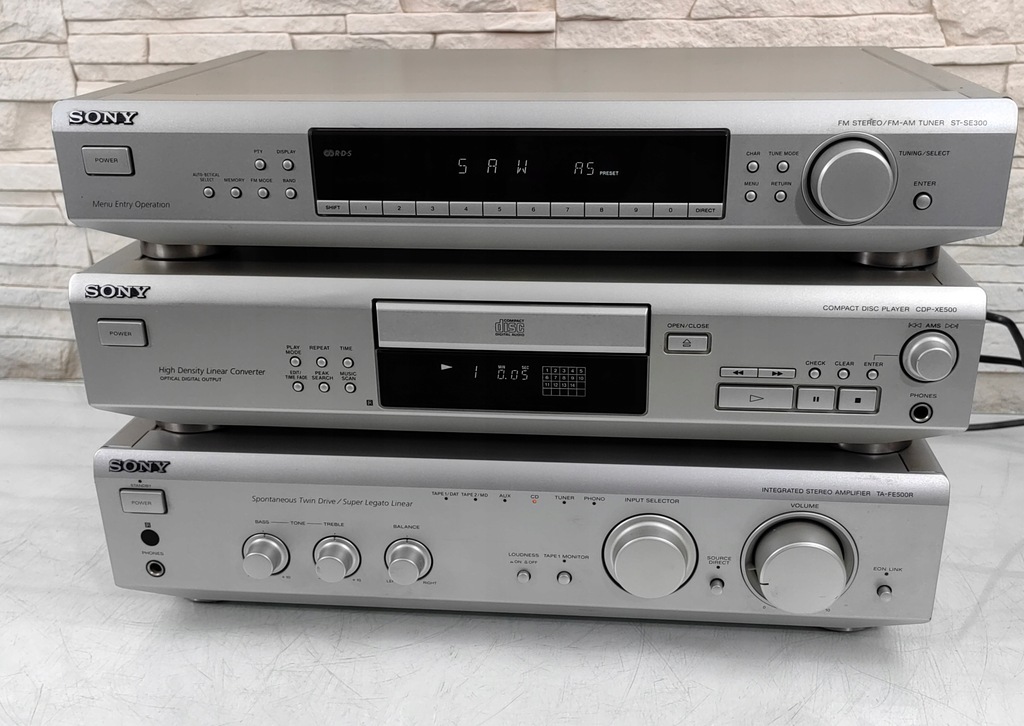 SONY TA-FE500R / CDP-XE500 / ST-SE300 - 12963562960 - oficjalne ...