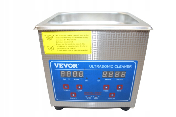 VEVOR 1.3L Cyfrowa myjka ultradźwiękowa JPS-08A - 13780904753 - oficjalne archiwum Allegro