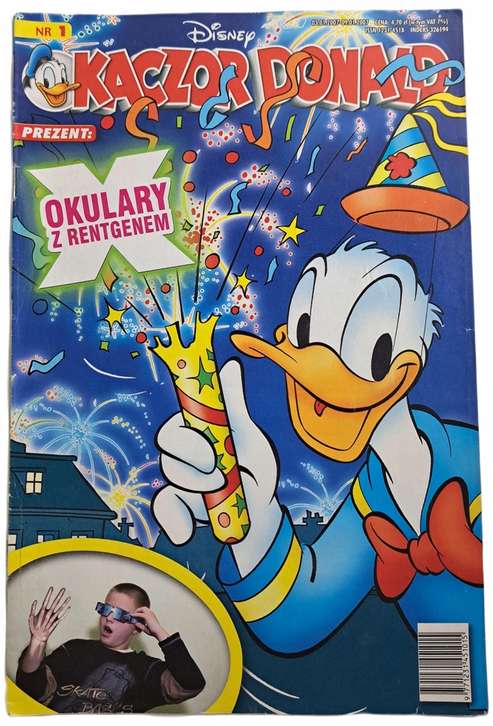 Kaczor Donald 1/2007 - 13165628608 - oficjalne archiwum Allegro